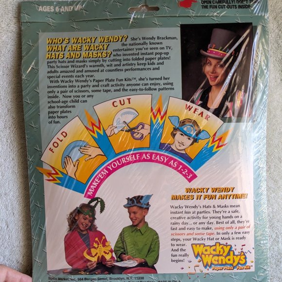 Wacky Wendy | Party Supplies | Wacky Wendy Hats And Masks Kit Craft Diy ...